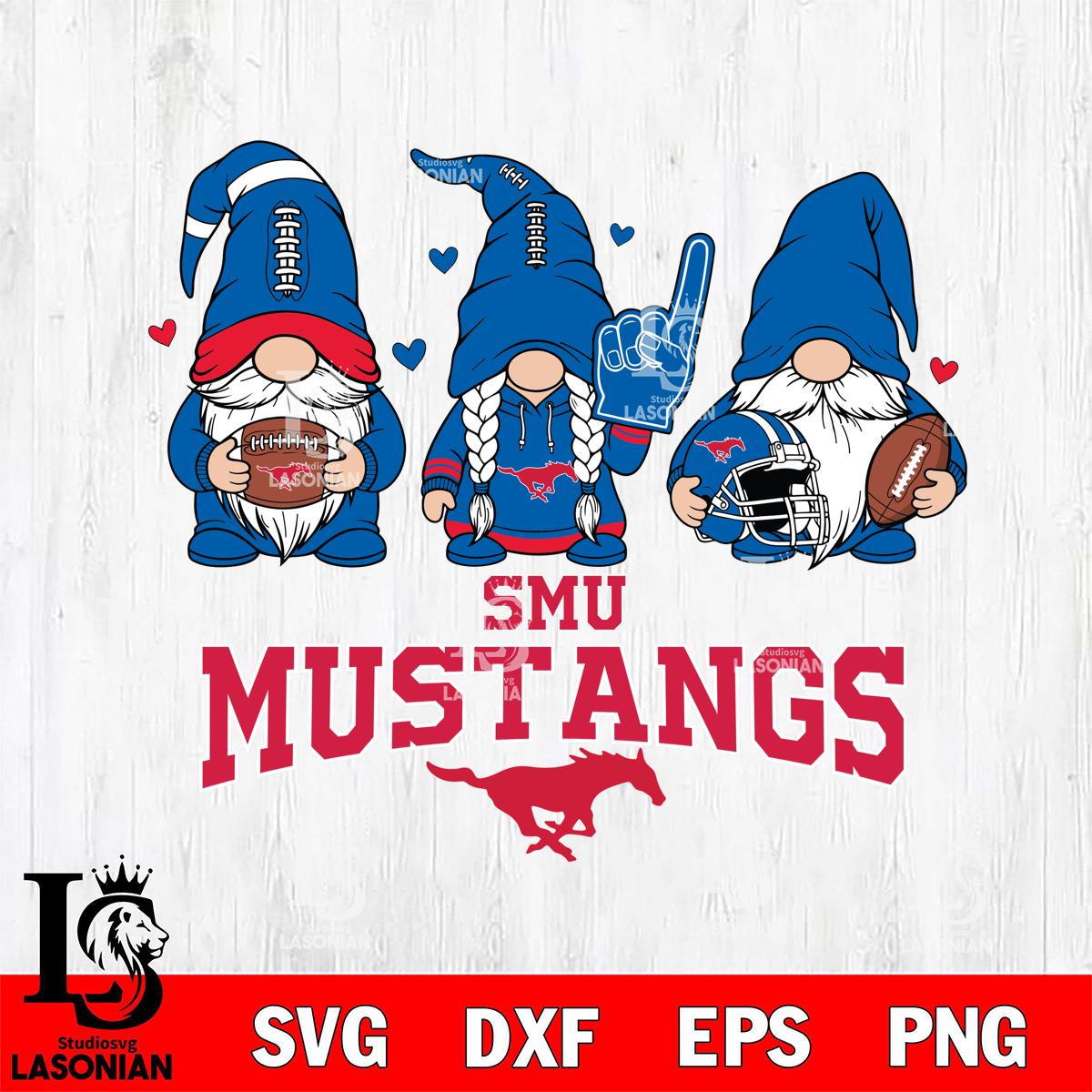 SMU Mustangs Rugby Gnome – lasoniansvg