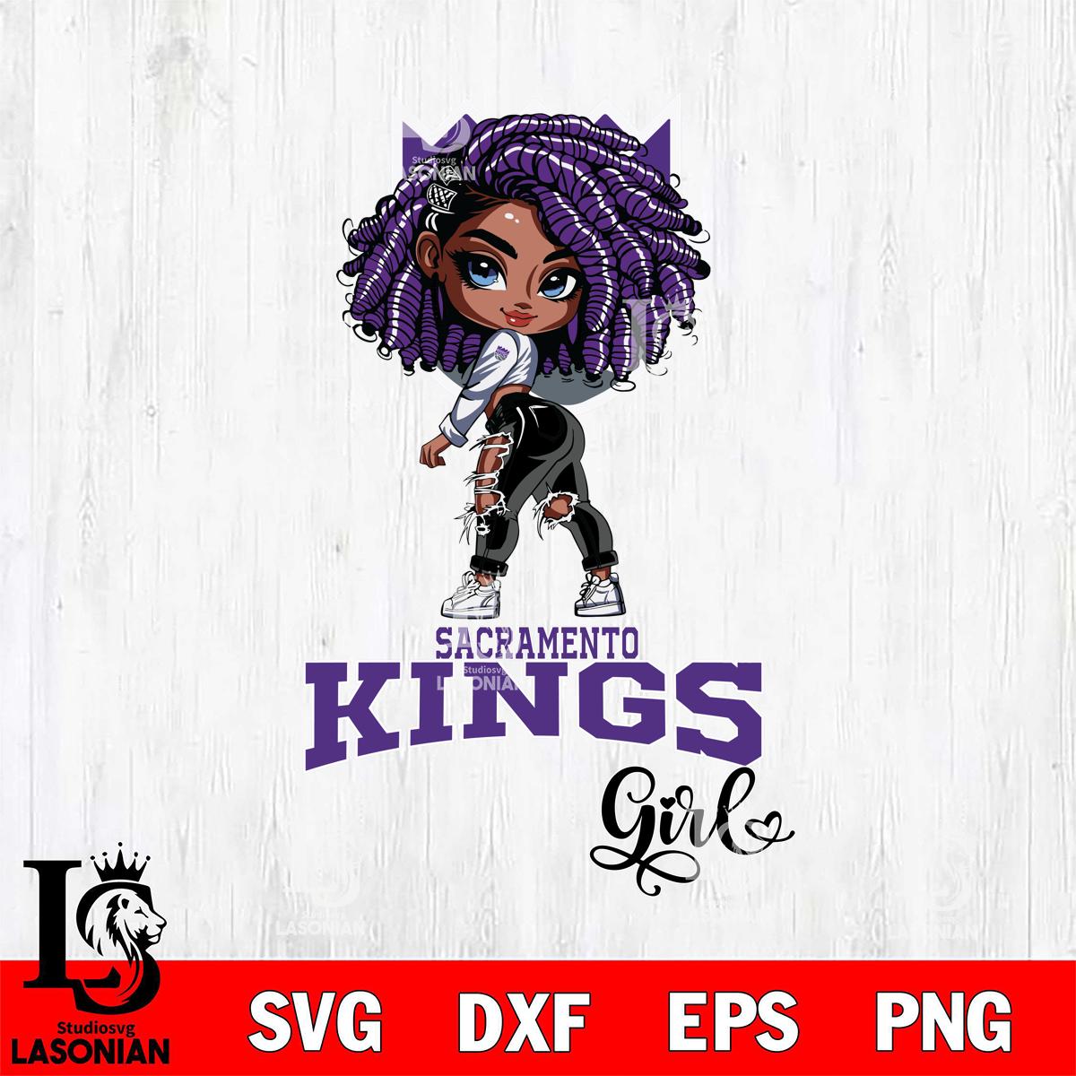 Sacramento Kings Fan Girl – lasoniansvg