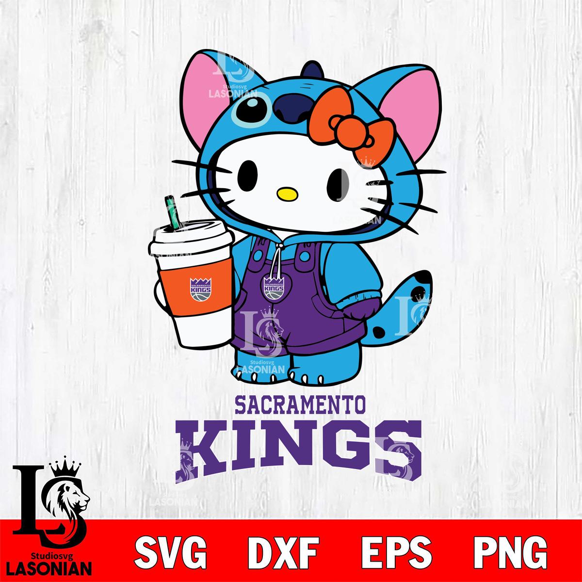 Sacramento Kings Hello Kitty Stitch – lasoniansvg