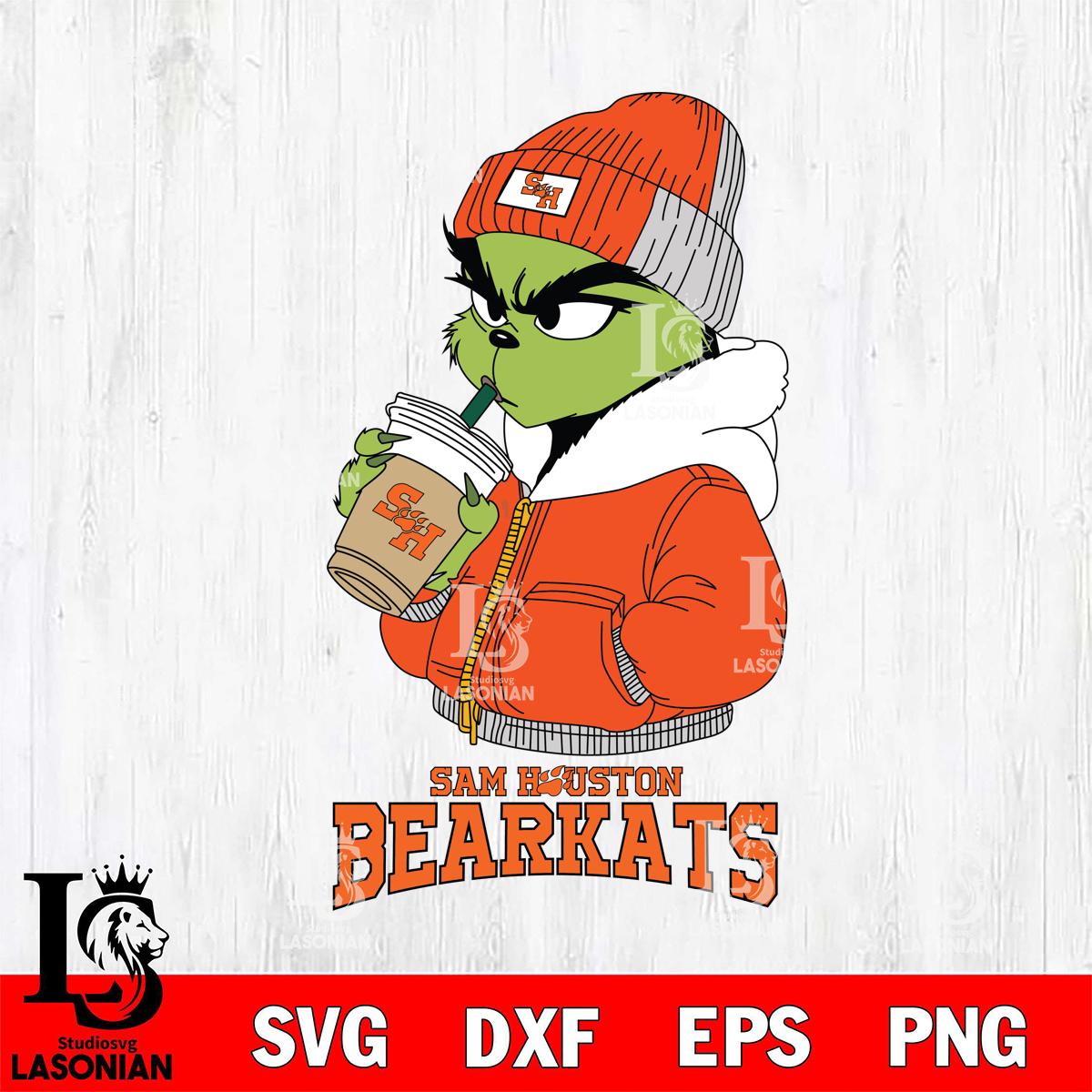 Sam Houston Bearkats Grinch Bougie Christmas – lasoniansvg