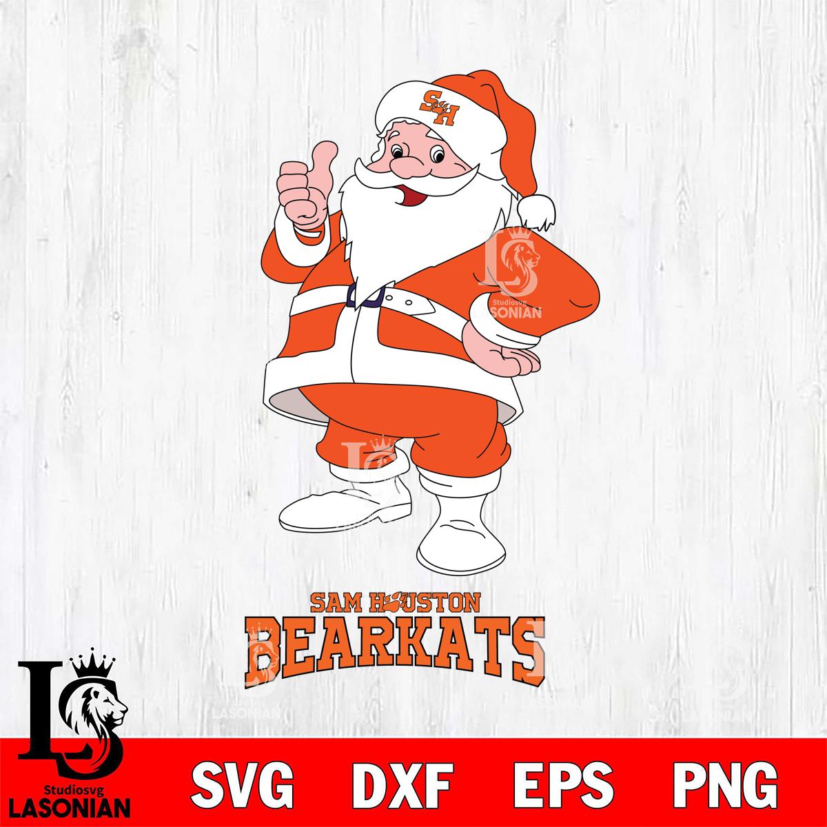 Sam Houston Bearkats Santa claus – lasoniansvg
