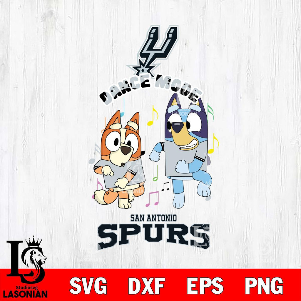 San Antonio Spurs Bluey Bingo – lasoniansvg