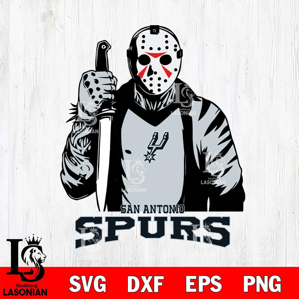 San Antonio Spurs Jason Voorhees Horror 3 – lasoniansvg