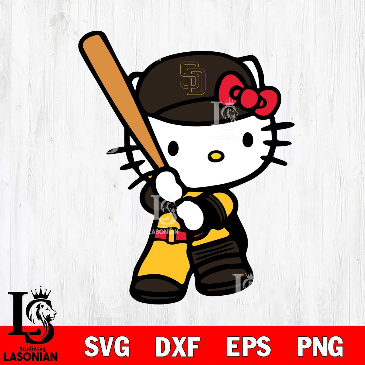 San Diego Padres Hello Kitty – lasoniansvg