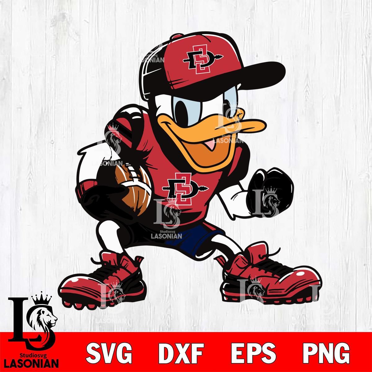 San Diego State Aztecs Donal Duck – lasoniansvg
