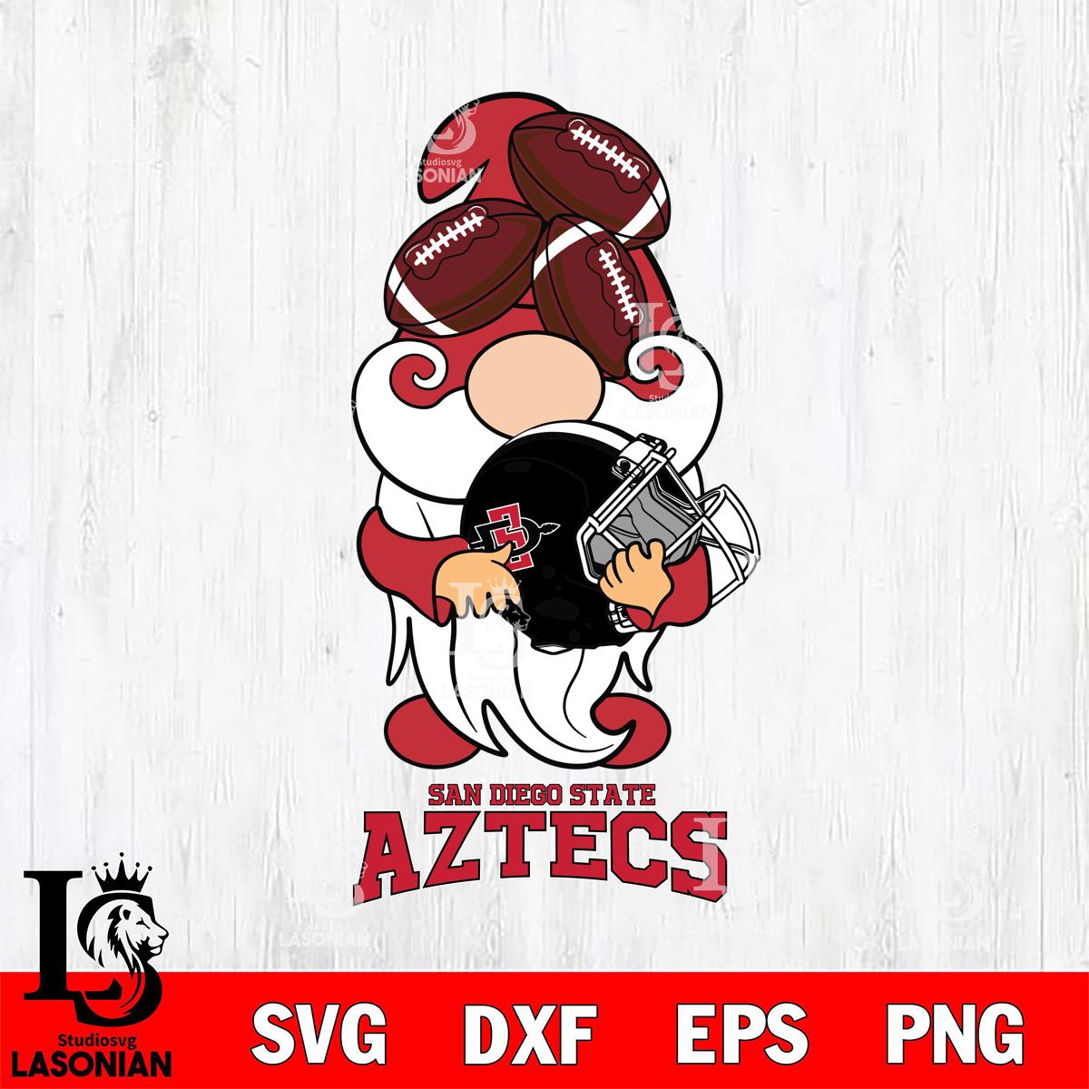 San Diego State Aztecs Gnomes Helmet – lasoniansvg
