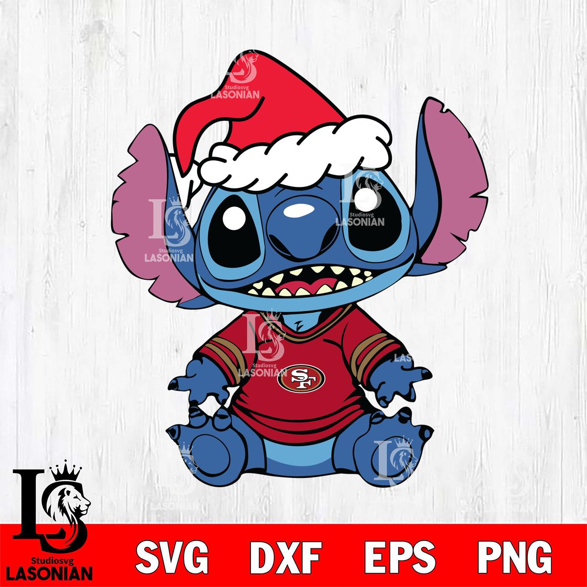 San Francisco 49ers Baby Stitch Christmas – lasoniansvg