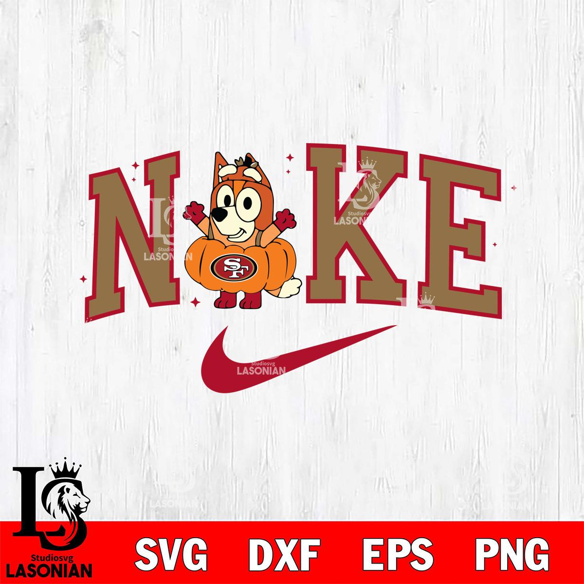 San Francisco 49ers Bluey Halloween Nike Nfl – lasoniansvg
