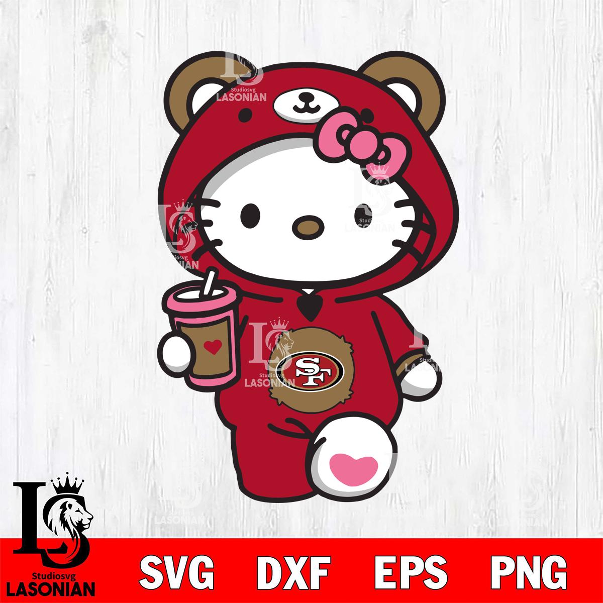 San Francisco 49ers Cute Hello Kitty – lasoniansvg