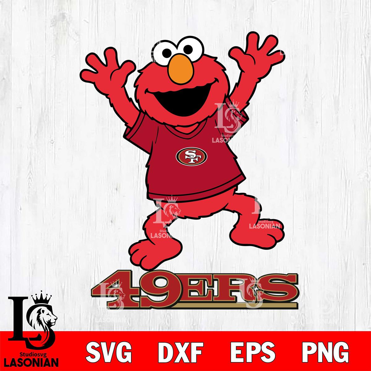 San Francisco 49ers Elmo Dance – lasoniansvg