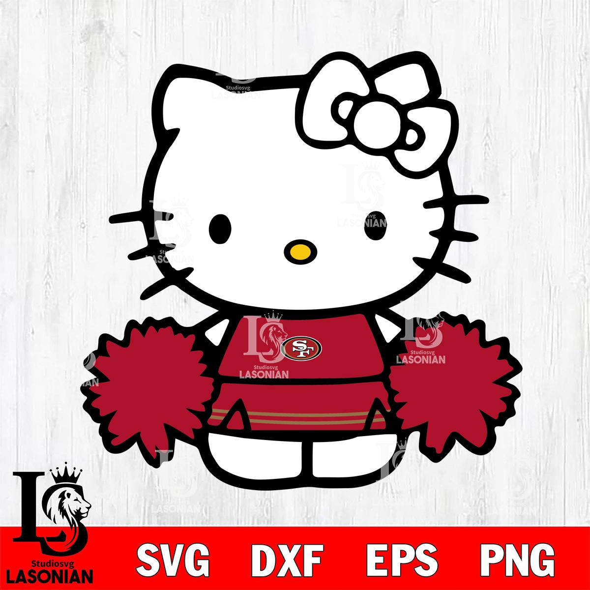 San Francisco 49ers Hello Kitty sport 3 – lasoniansvg