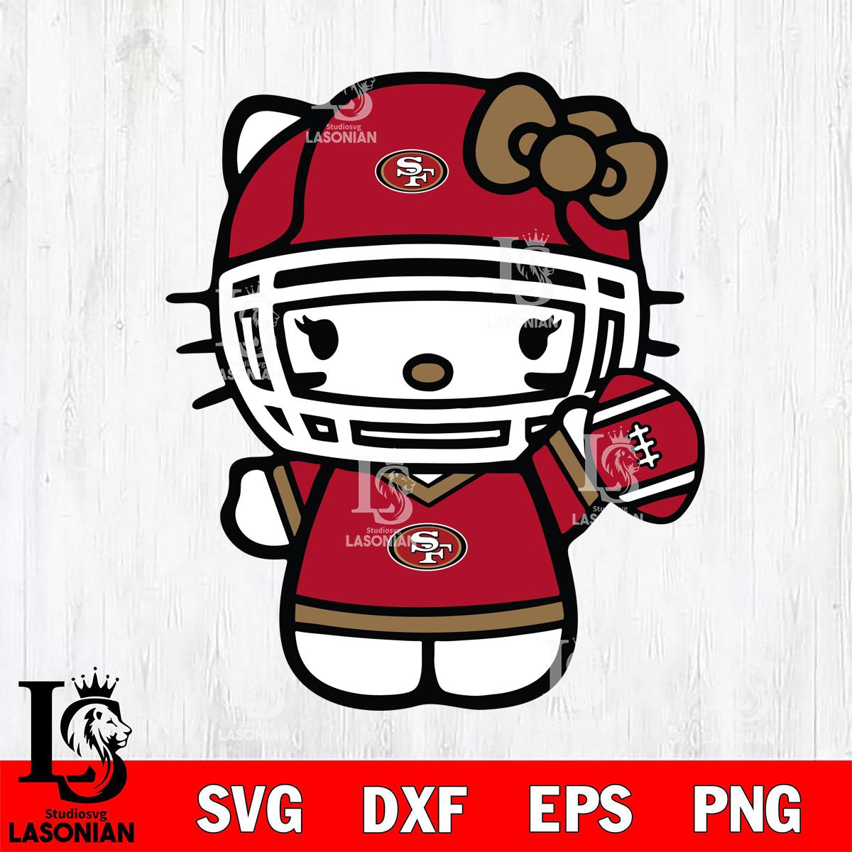 San Francisco 49ers Hello Kitty sport 6 – lasoniansvg
