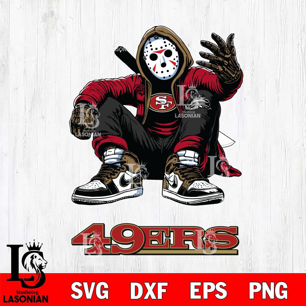 San Francisco 49ers Jason Voorhees Halloween SVG – lasoniansvg