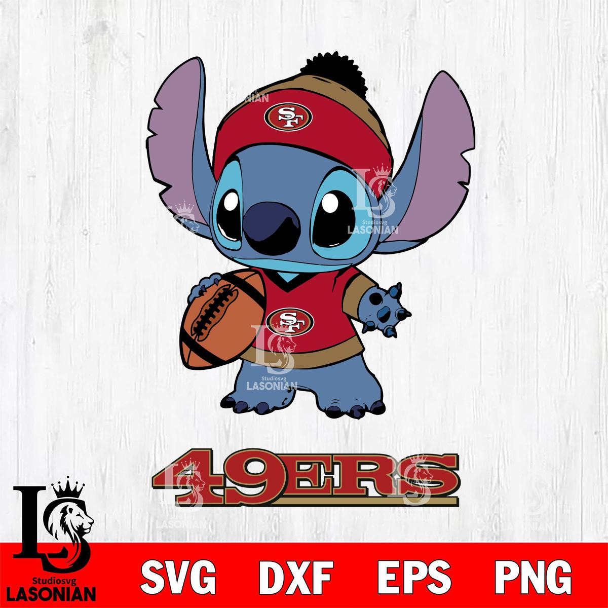 San Francisco 49ers Stitch Disney – lasoniansvg