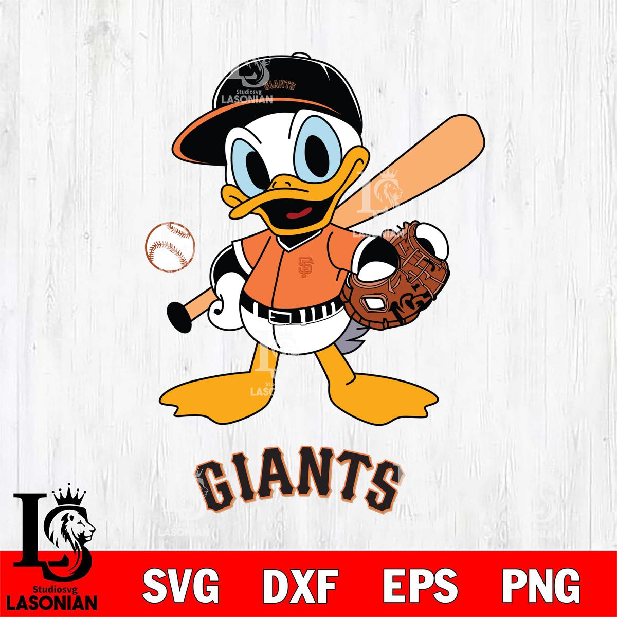 San Francisco Giants Donald Duck Baseball – lasoniansvg