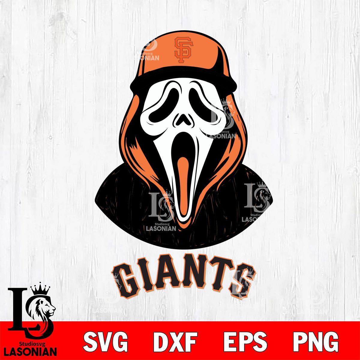 San Francisco Giants Ghostface 5 – lasoniansvg