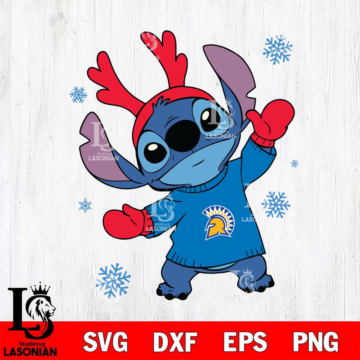 San José State Spartans Stitch Santa Christmas – lasoniansvg