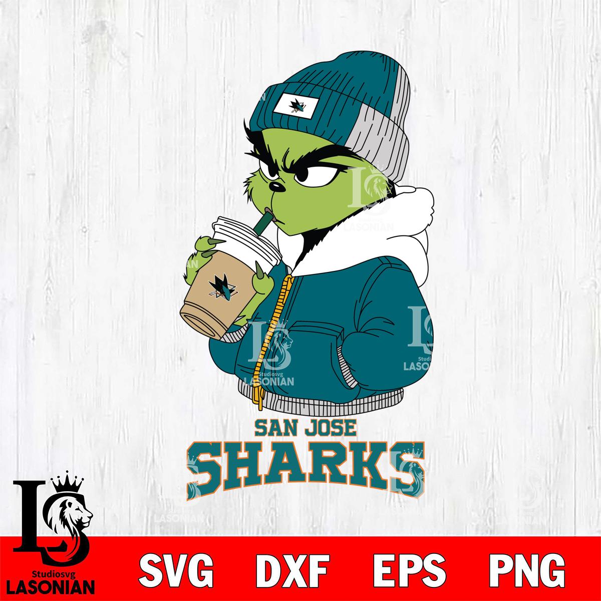 San Jose Sharks Grinch Bougie Christmas – lasoniansvg