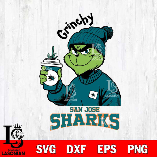 San Jose Sharks Grinchy Bougie Christmas – lasoniansvg