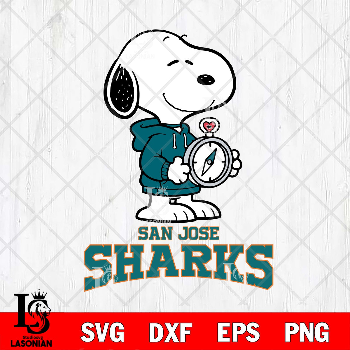 San Jose Sharks Snoopy Holding Compass File cut , Criucut , Silhouette ...