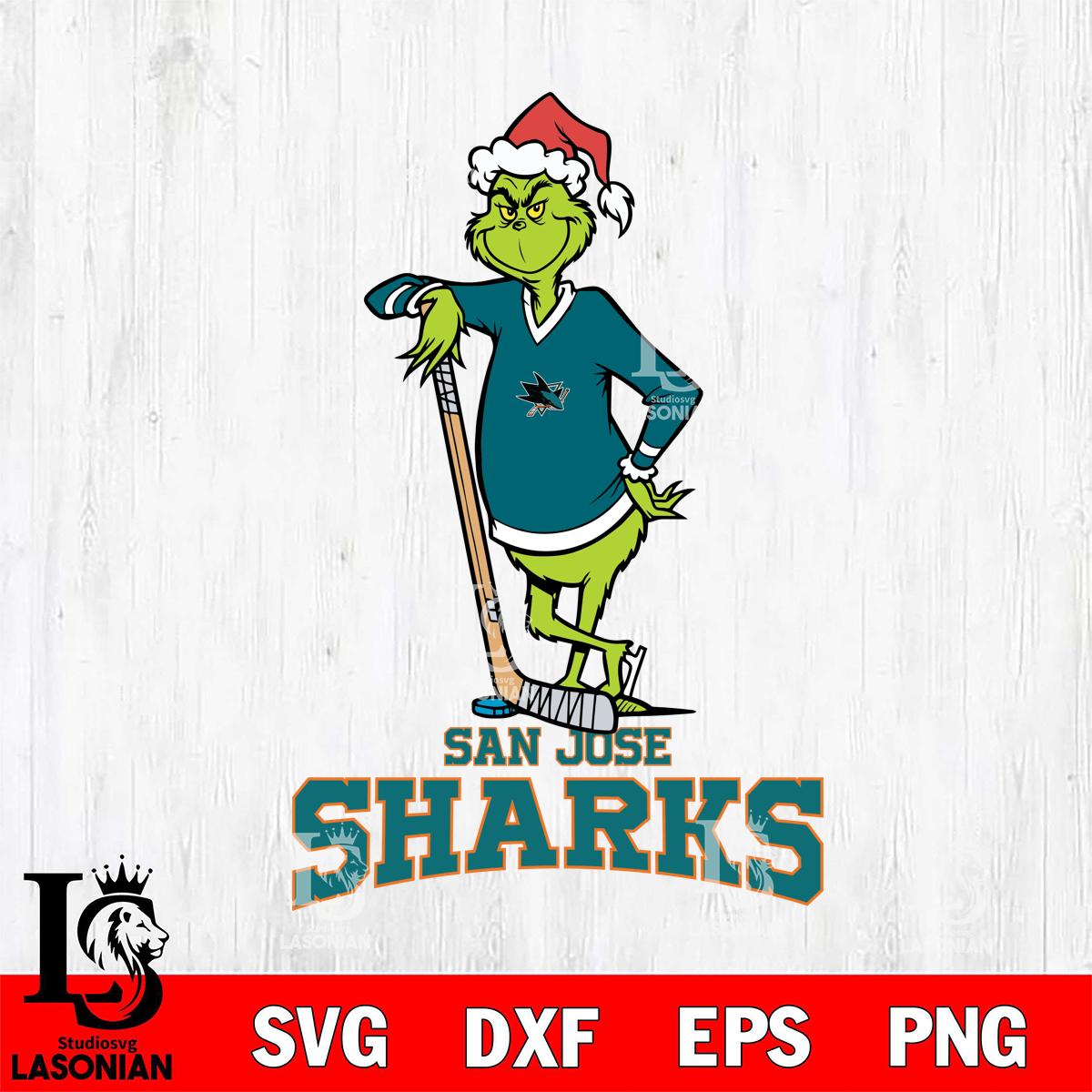 San Jose Sharks The Grinch Sport – lasoniansvg