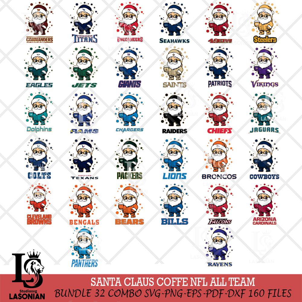 Santa Claus Coffe NFL – lasoniansvg