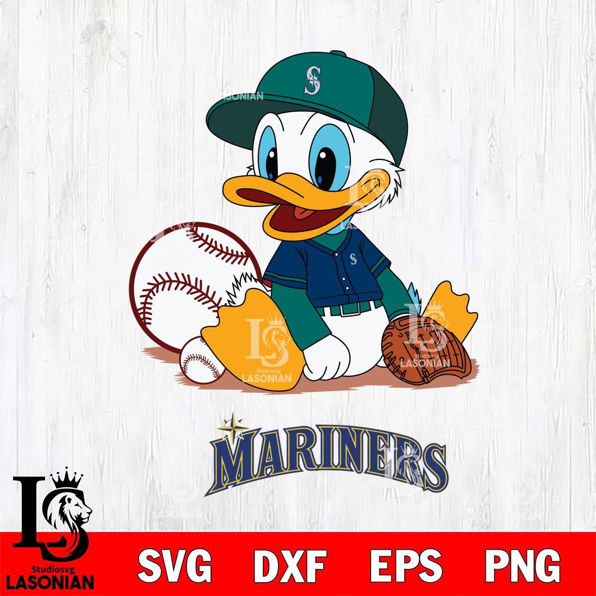 Seattle Mariners Donald Duck Baseball Sport – lasoniansvg