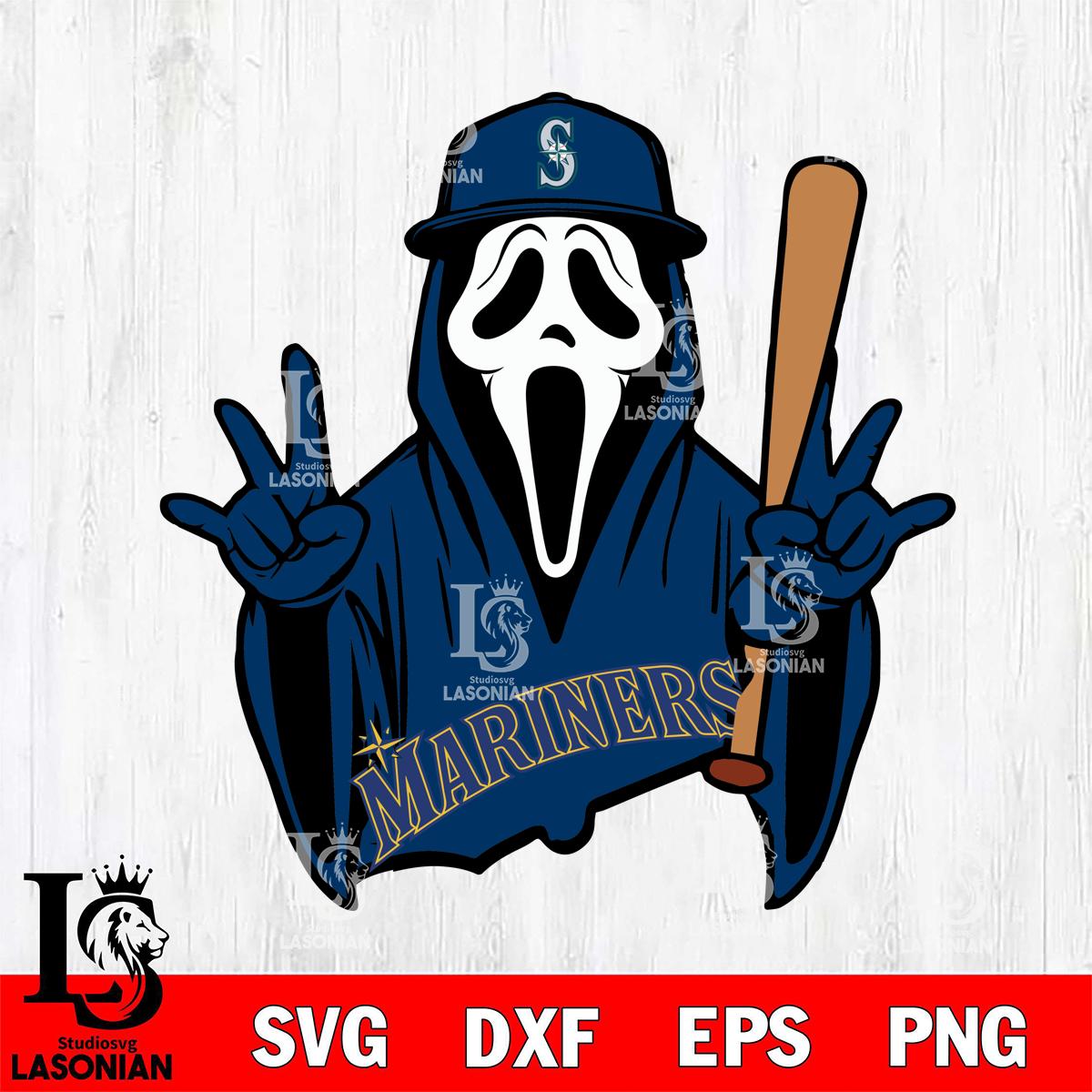 Seattle Mariners Ghostface 2 – lasoniansvg