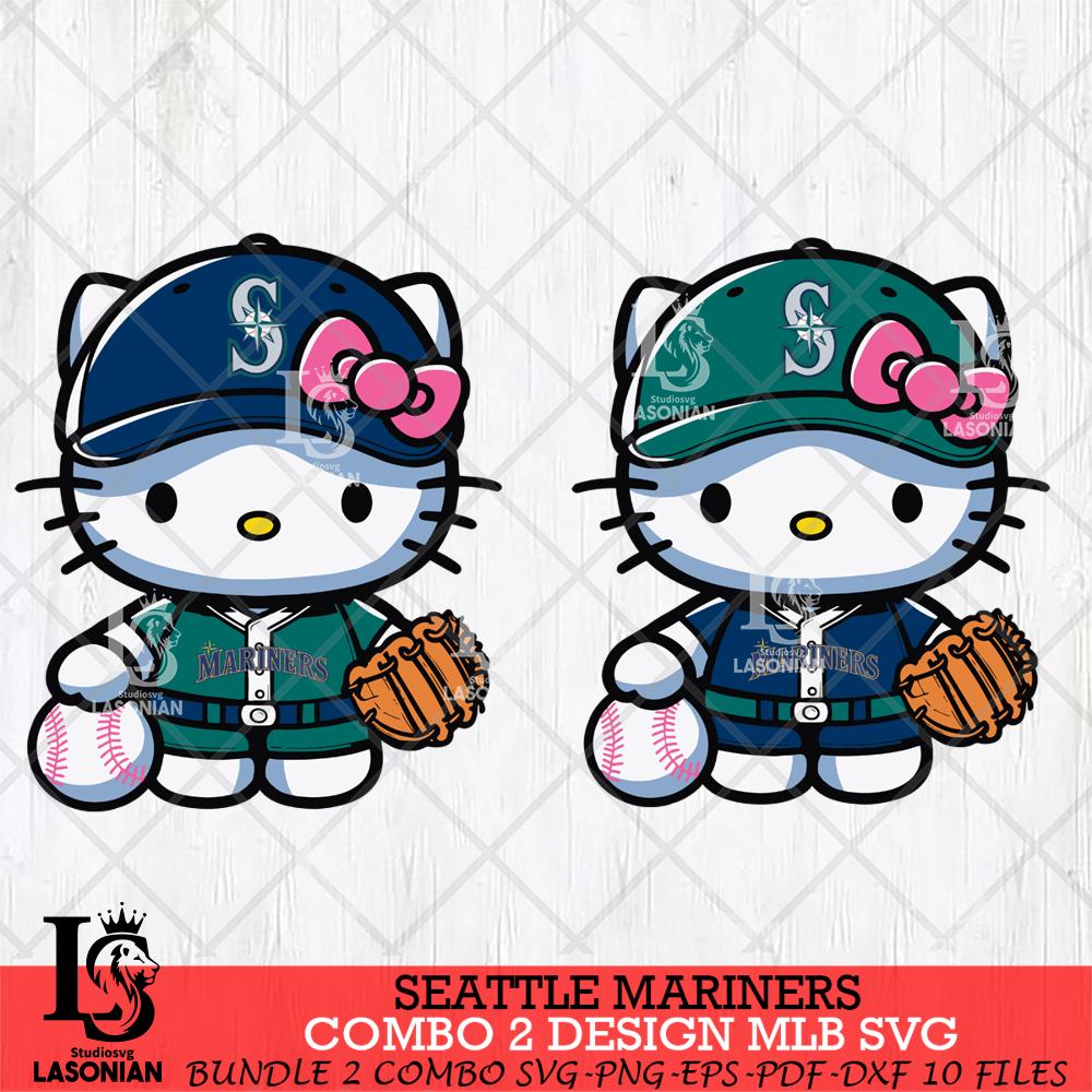 Seattle Mariners Hello Kitty Bundle 2 SVG – lasoniansvg