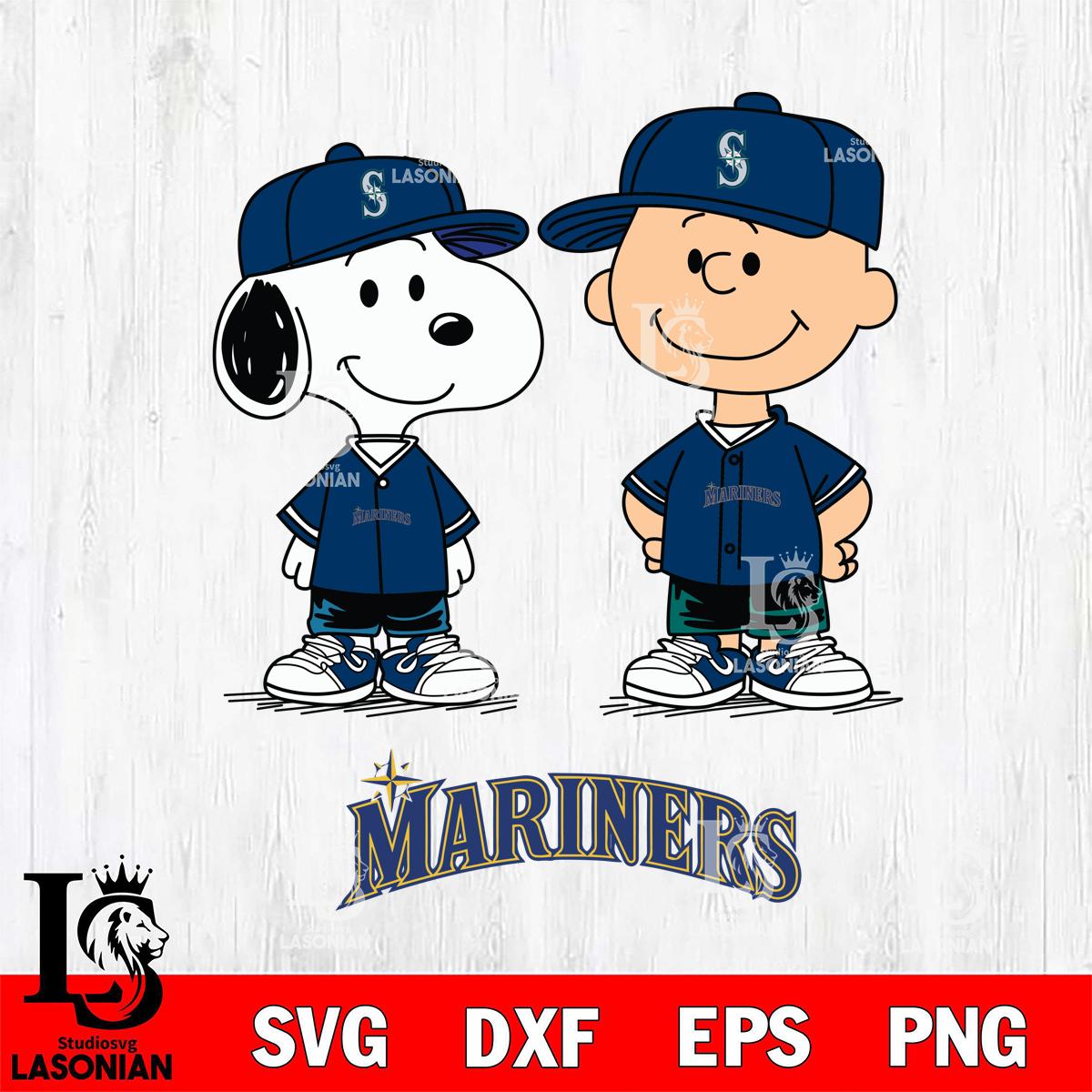 Seattle Mariners snoopy and charlie brown baseball – lasoniansvg