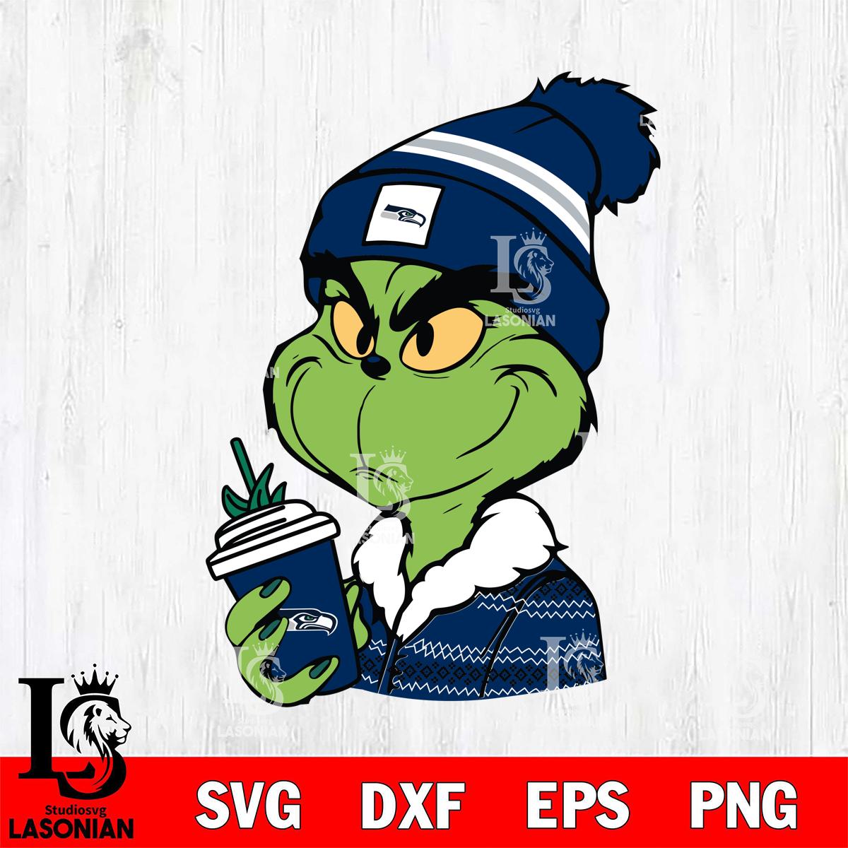 Seattle Seahawks Boujee Grinch – lasoniansvg