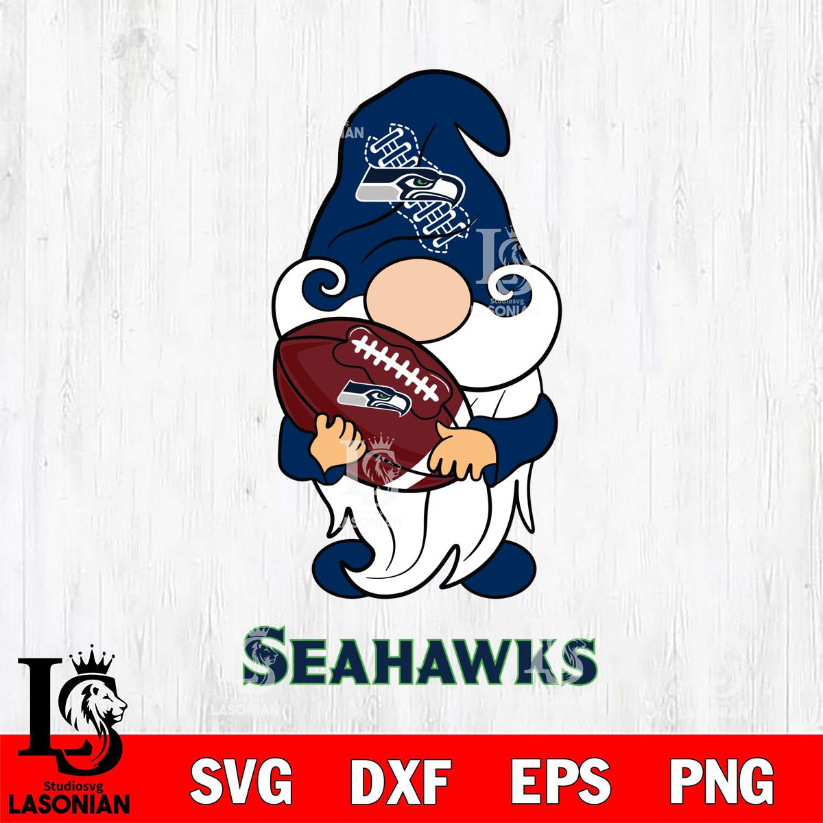 Seattle Seahawks Gnomes Christmas football – lasoniansvg