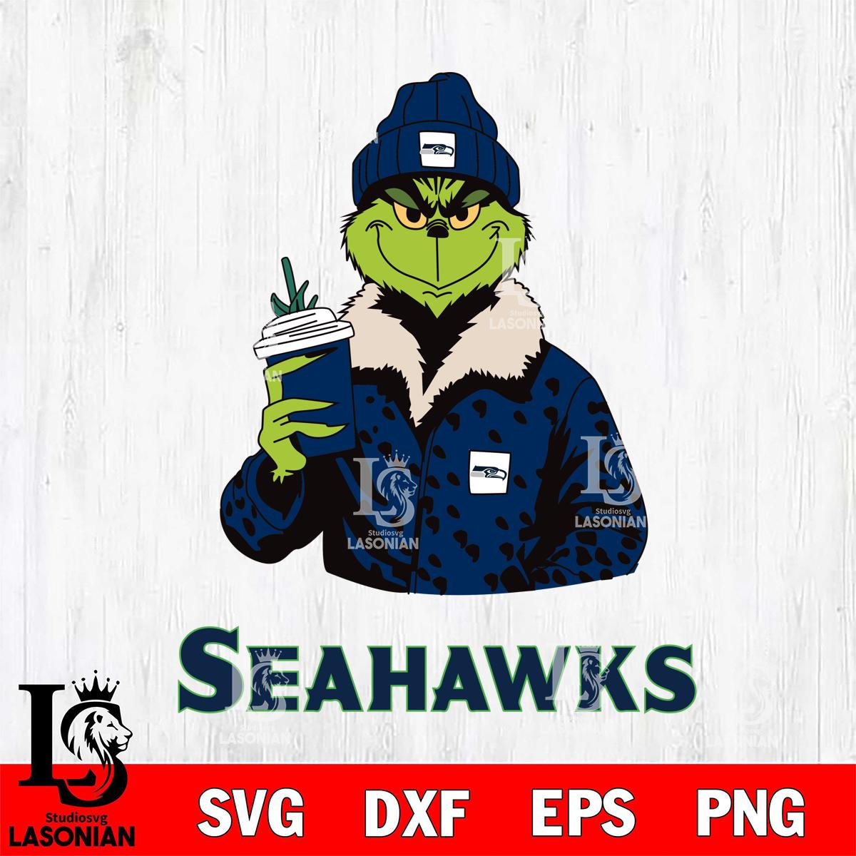 Seattle Seahawks Grinch Christmas Leopard – lasoniansvg