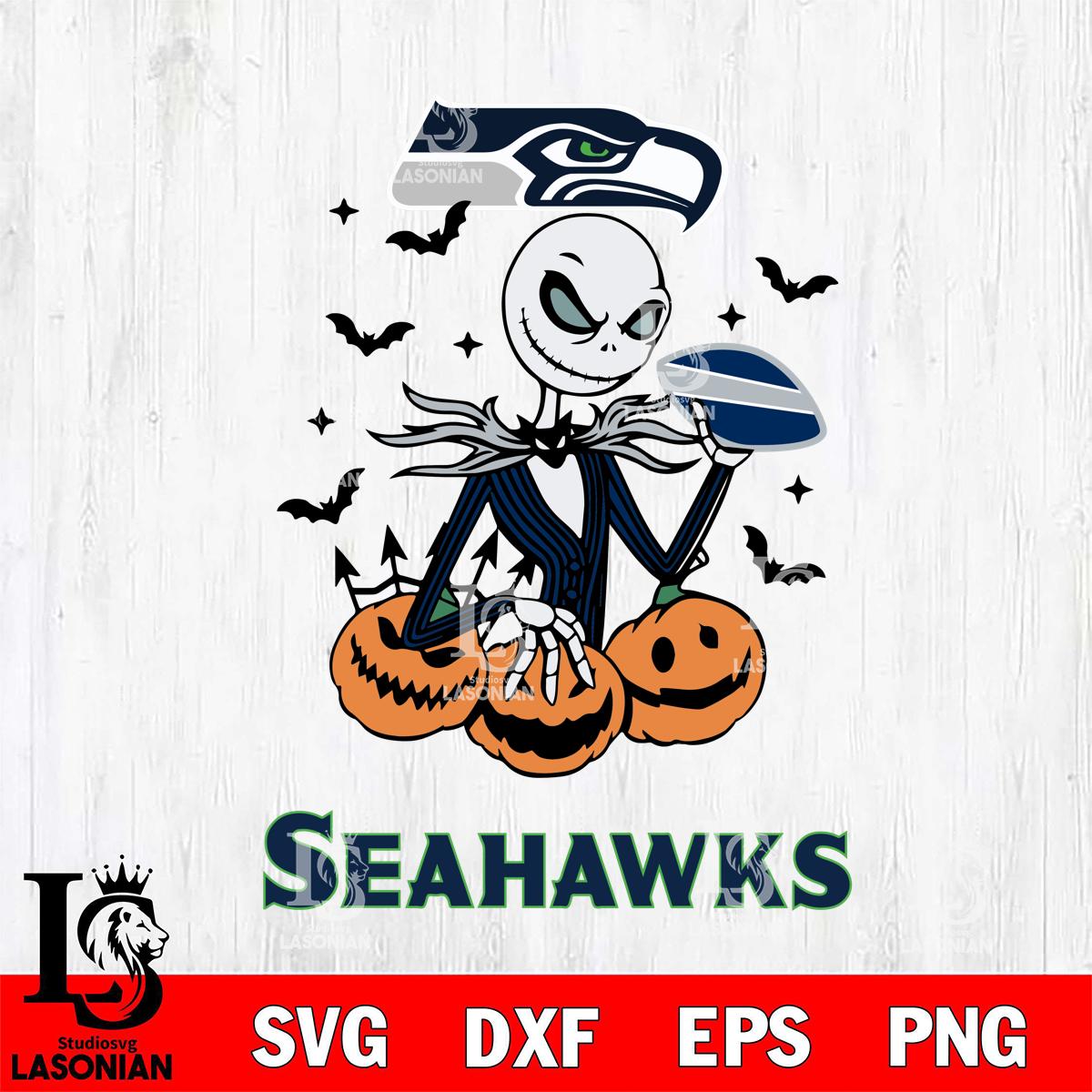 Seattle Seahawks Jack Skellington 2 halloween – lasoniansvg