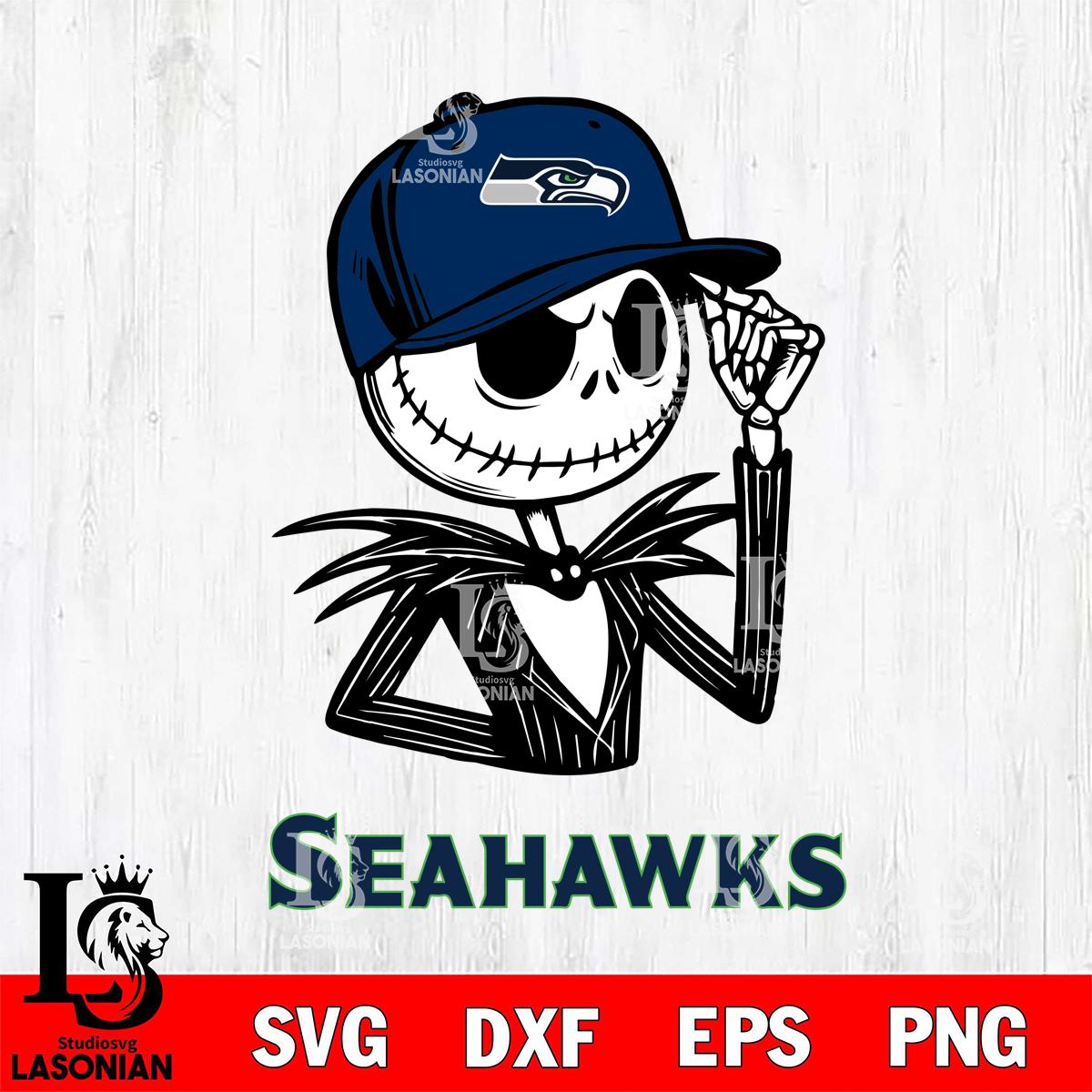 Seattle Seahawks Jack Skellington 3 Halloween – lasoniansvg
