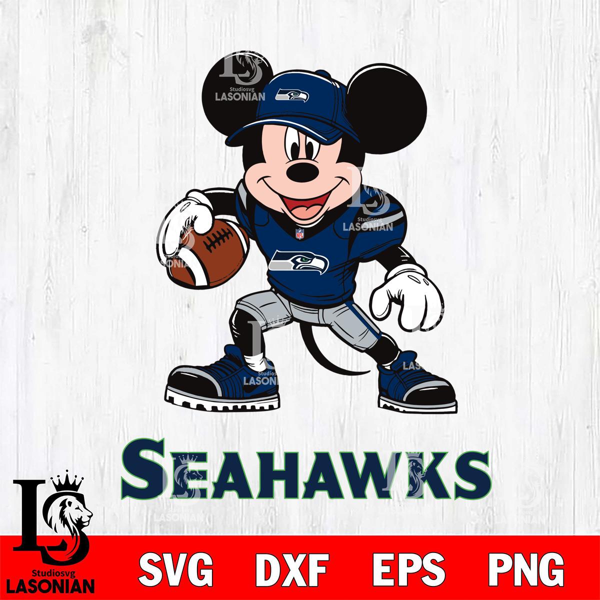 Seattle Seahawks Mikey Mouse Disney – lasoniansvg