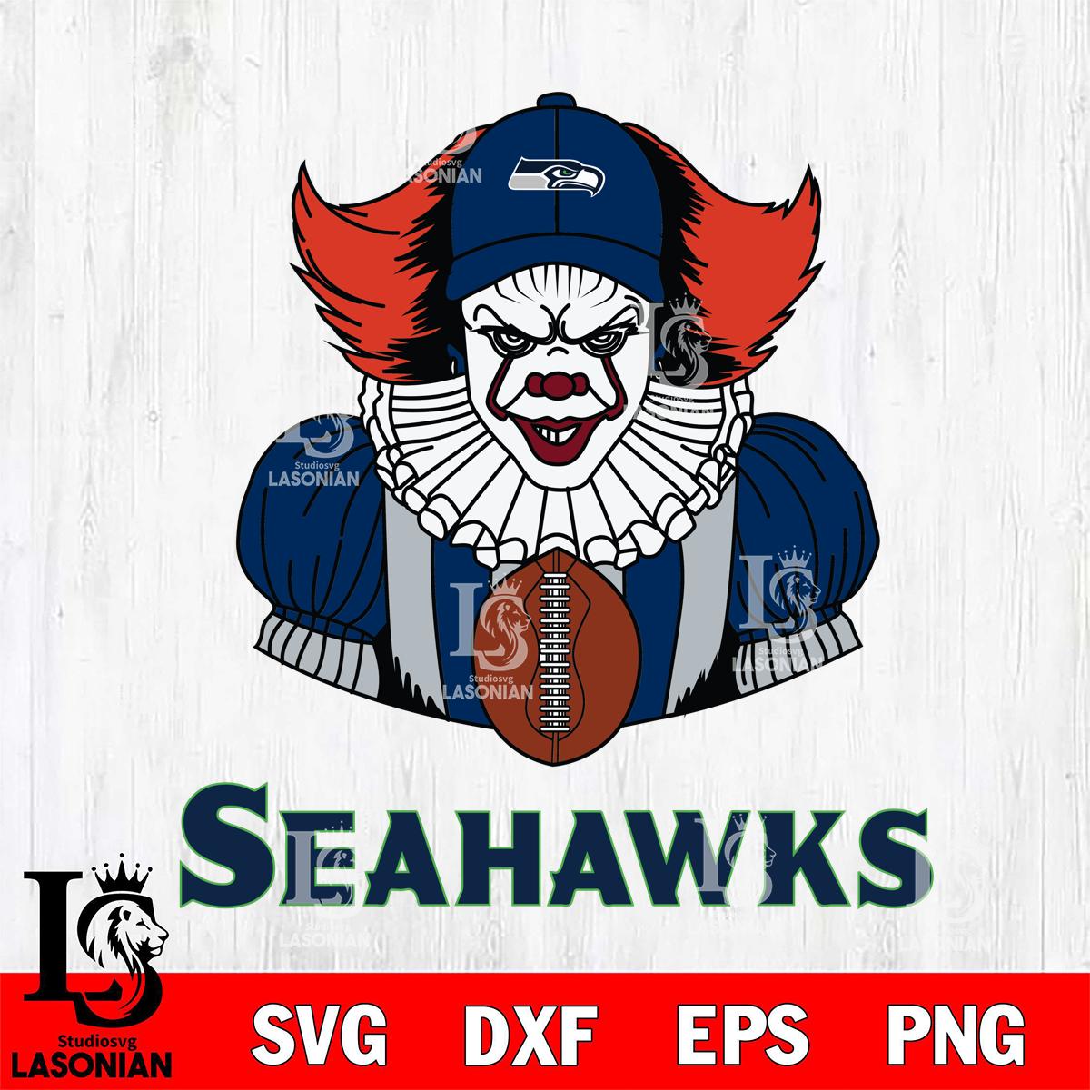 Seattle Seahawks Pennywise Horror Sport 9 – lasoniansvg