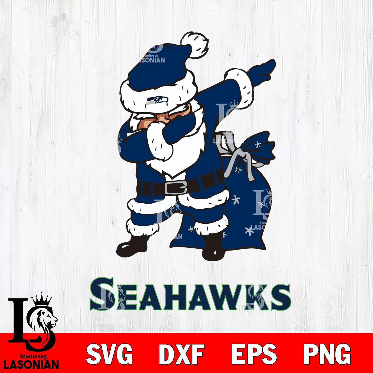 Seattle Seahawks Santa Claus Ugly – lasoniansvg