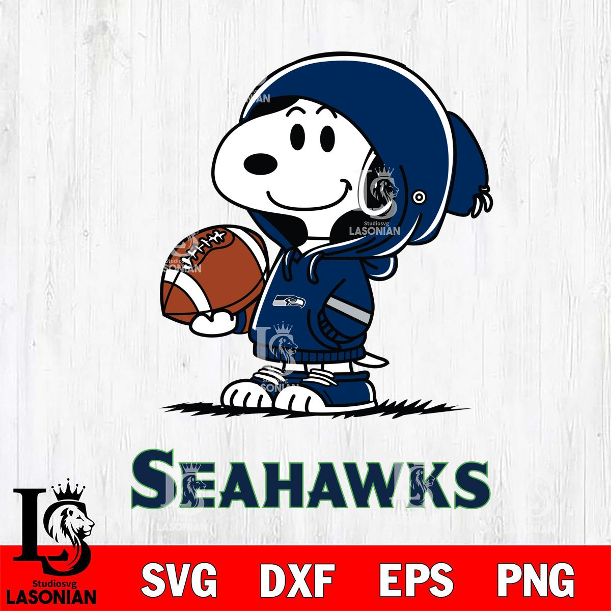 Seattle Seahawks Snoopy Football – lasoniansvg