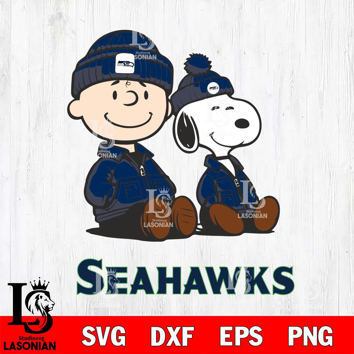 Seattle Seahawks Snoopy and Charlie Sport – lasoniansvg