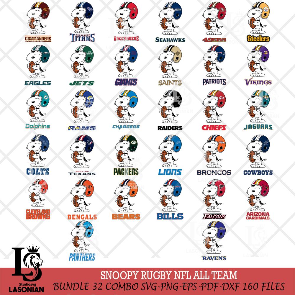 Snoopy Rugby NFL – lasoniansvg