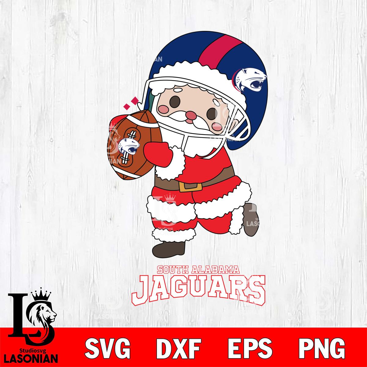South Alabama Jaguars Santa Claus Cute – lasoniansvg
