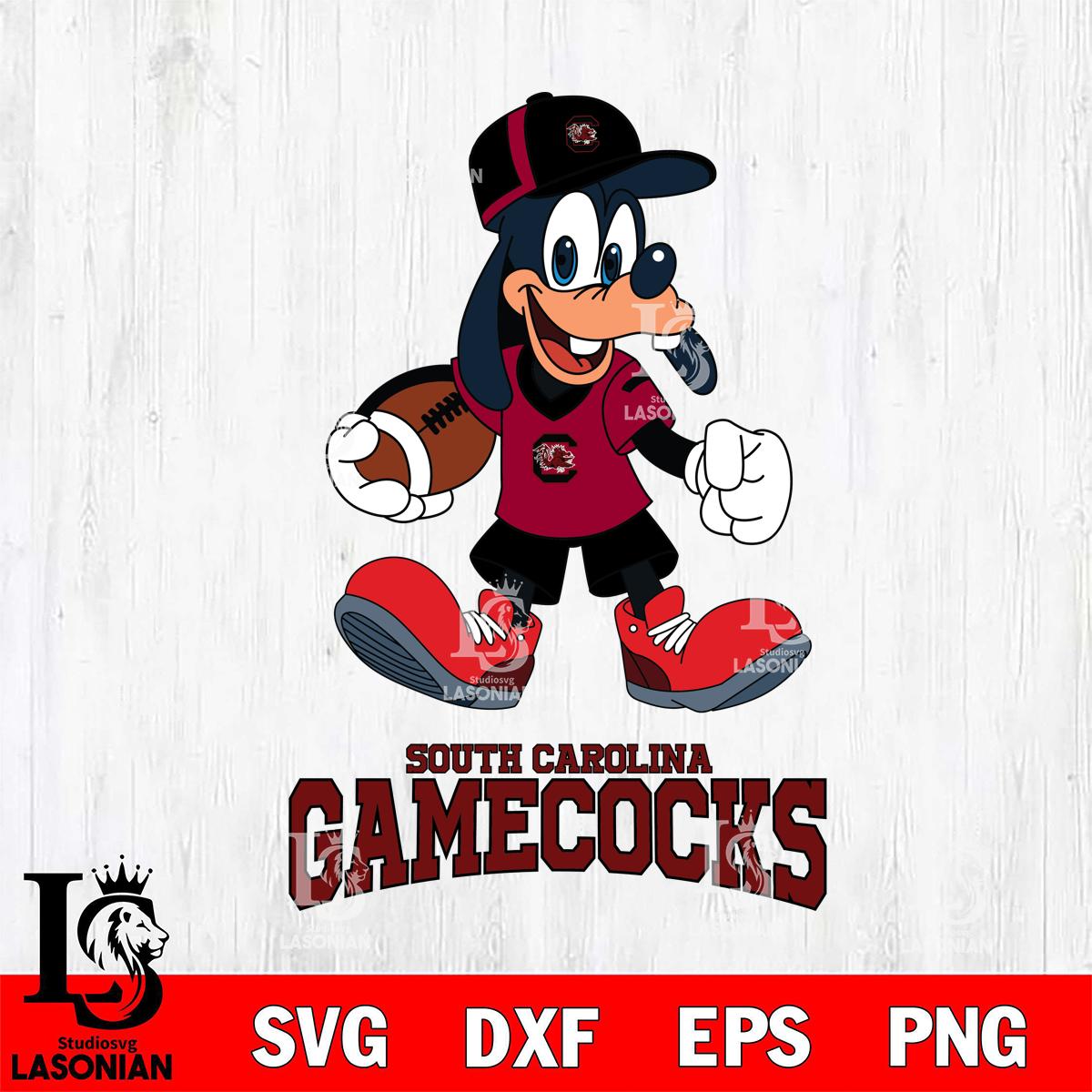 South Carolina Gamecocks Goofy Football Player – lasoniansvg