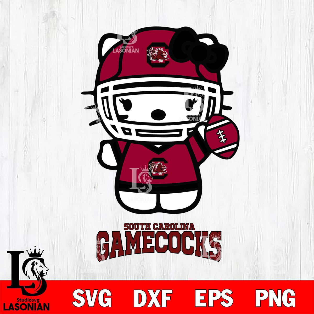 South Carolina Gamecocks Hello Kitty NCAA 1 – lasoniansvg