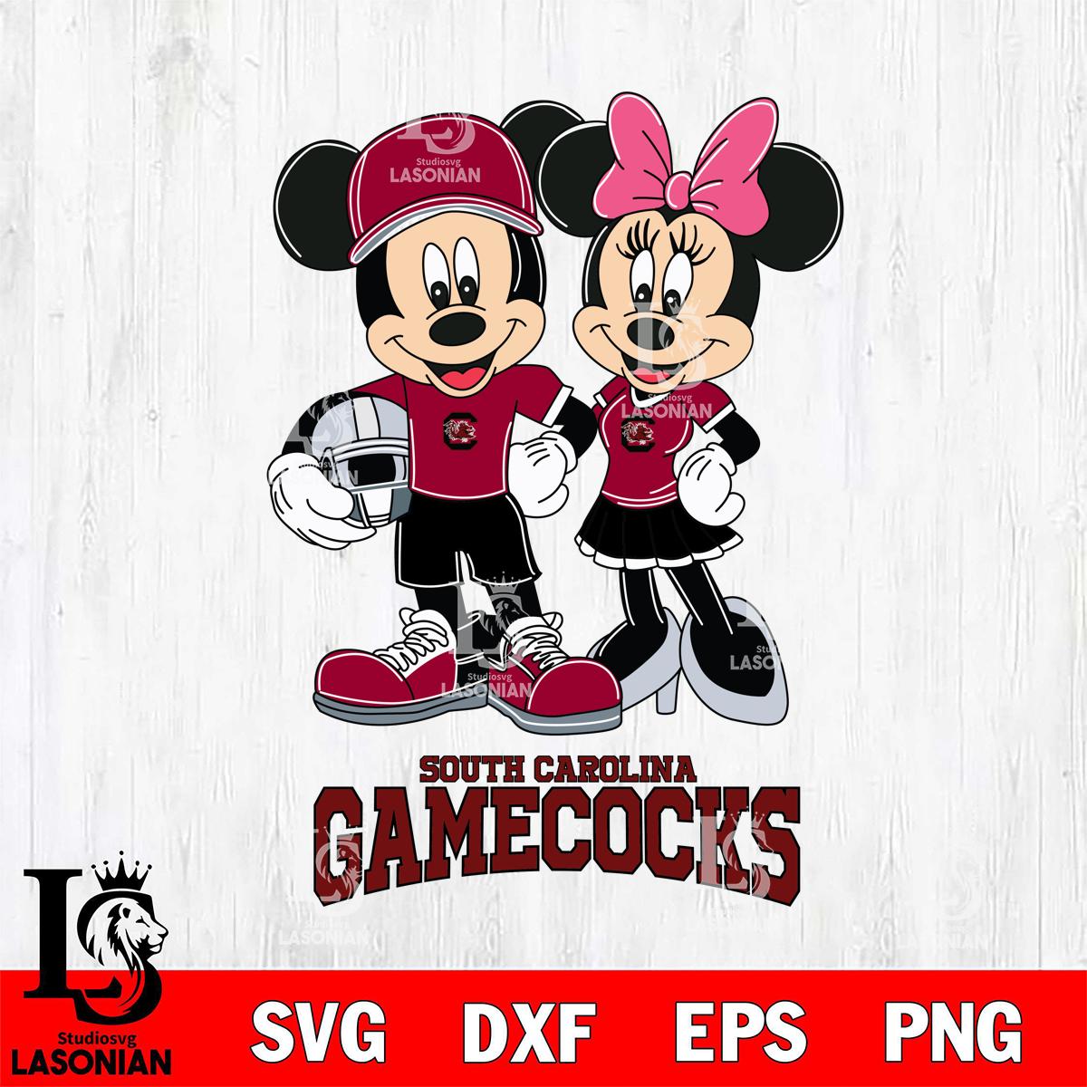 South Carolina Gamecocks Mickey Minnie Mouse Helmet – lasoniansvg