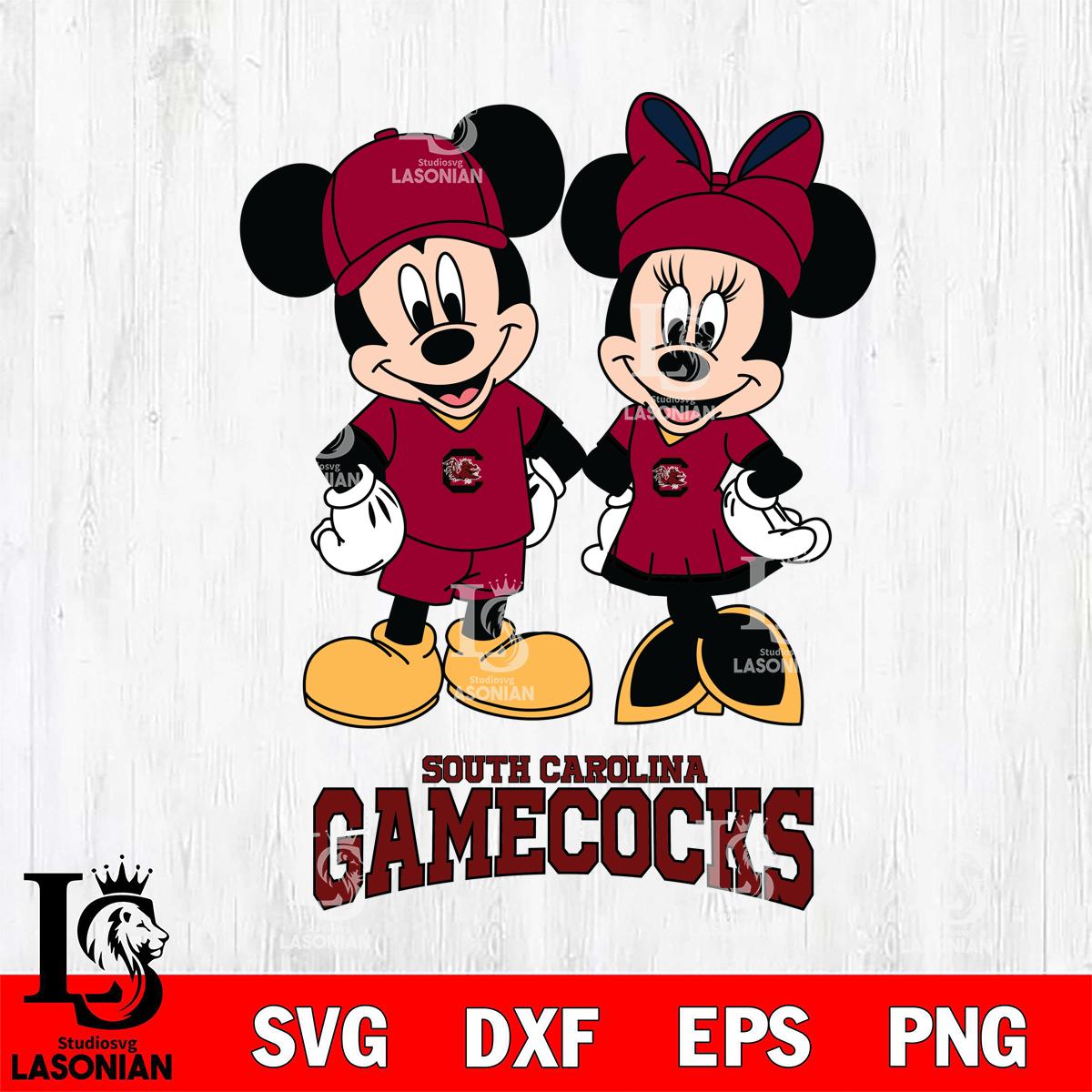 South Carolina Gamecocks Mickey Minnie Rugby – lasoniansvg