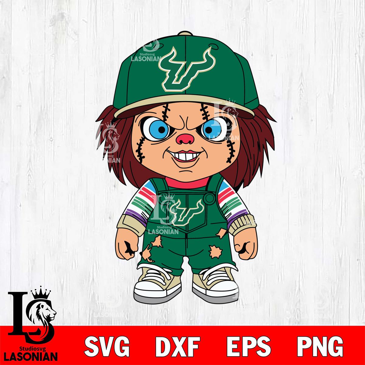 South Florida Bulls Chucky Football Horror Halloween – lasoniansvg
