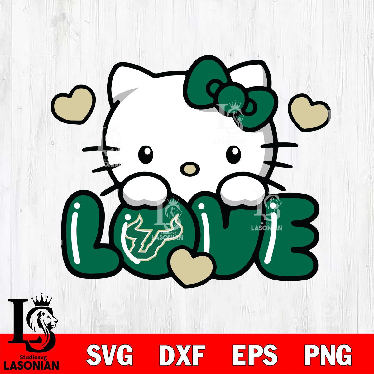 South Florida Bulls Hello Kitty Love – lasoniansvg