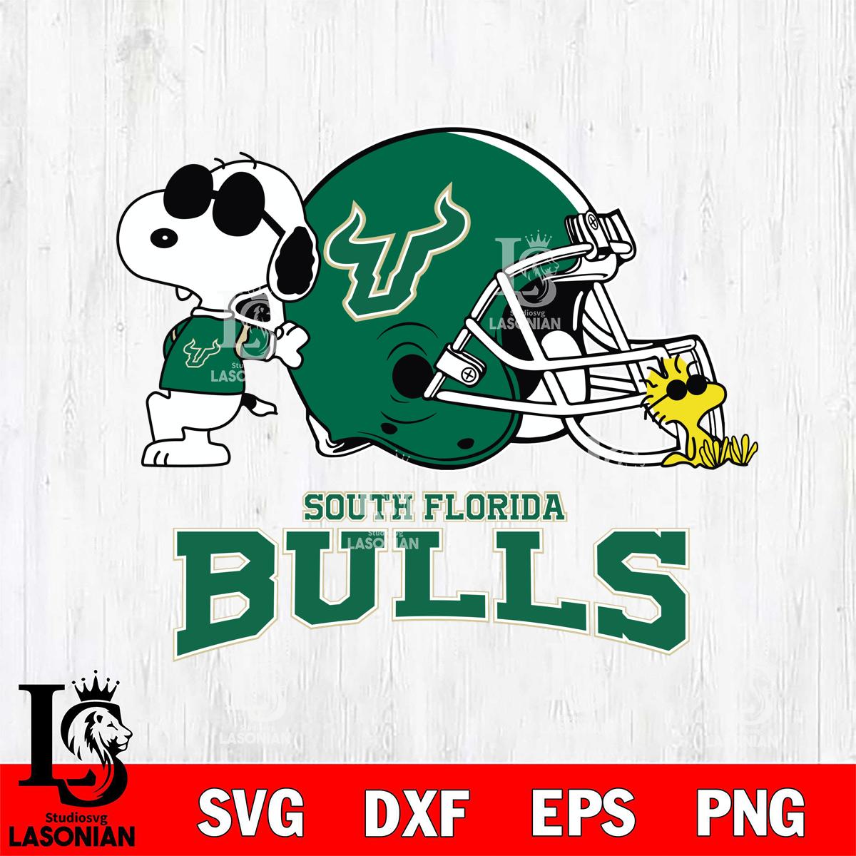 South Florida Bulls Snoopy Sport 2 – lasoniansvg