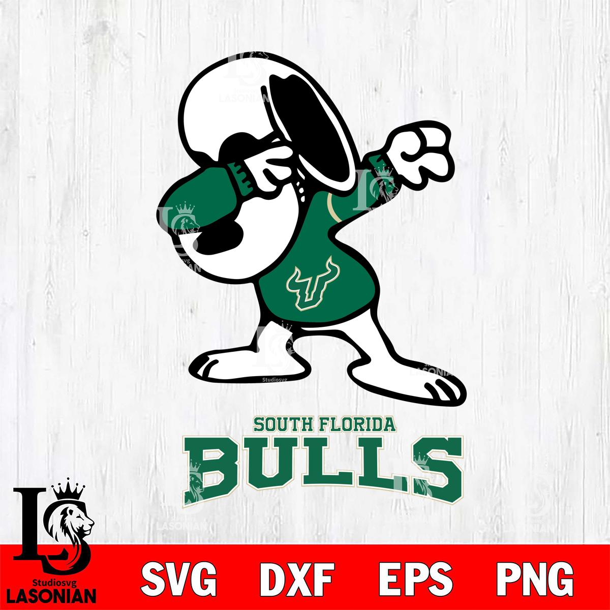 South Florida Bulls Snoopy Sport 3 – lasoniansvg